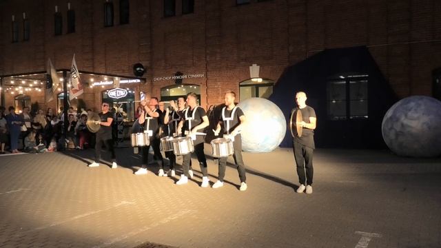 20210912 Театральный дворик 2021. Барабанное шоу DrumTime (С-П), первое выступление
