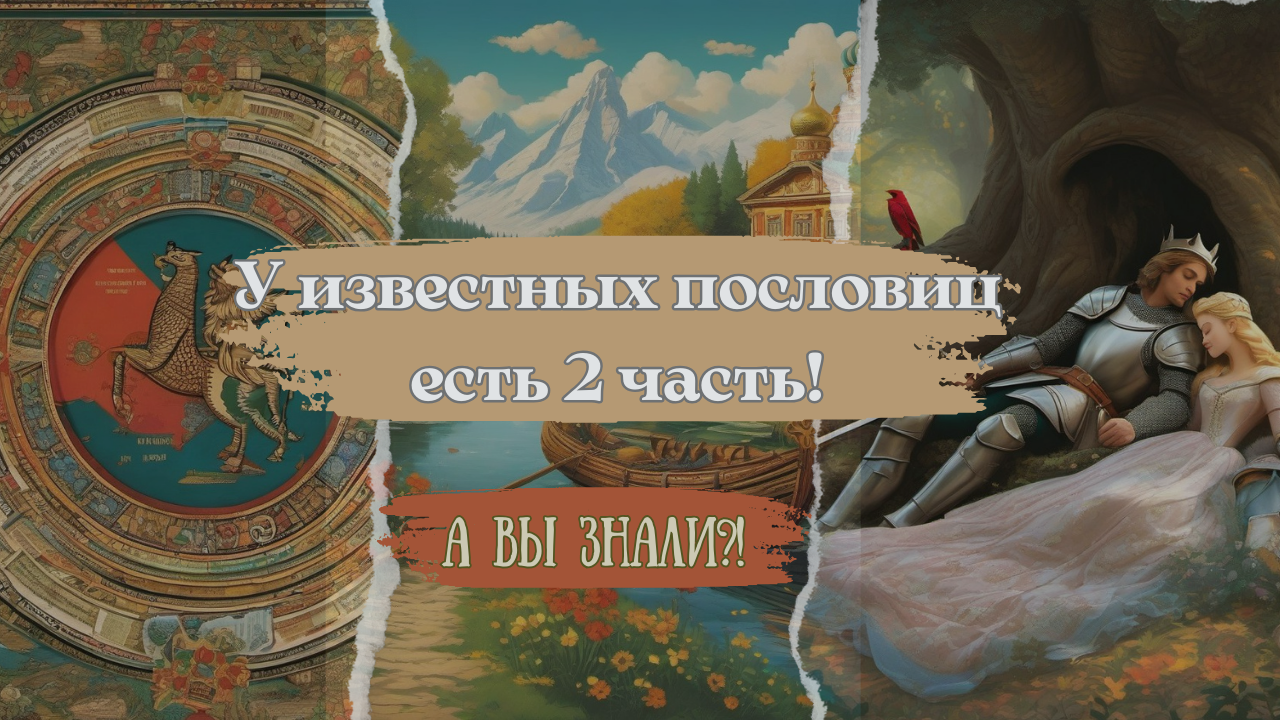 Неожиданное начало известной поговорки