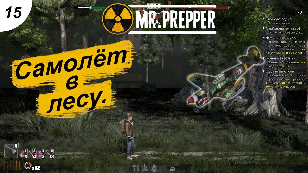 Самолёт в лесу.#15 Mr. Prepper. Прохождение.