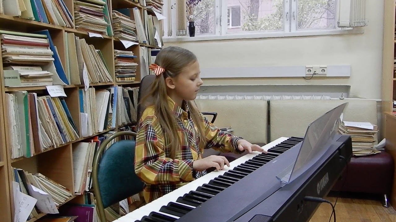 Мазурка Гречанинов, исп. Милана Агрова 9 лет