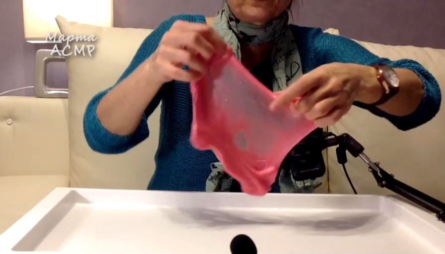 ч.2. АСМР Слайм лизун. Сама сделала. Подробный видео рецепт. Интересная игрушка антистресс. (голос)