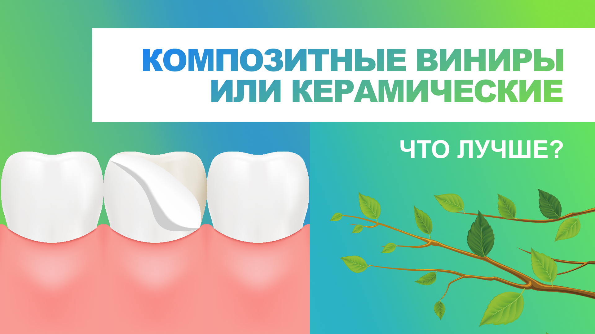 ? Композитные виниры или керамические.Что лучше?