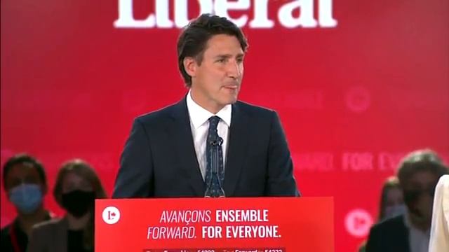 2021-09-20 Canada Justin Trudeau (Джастин Трюдо) в третий раз побеждает на выборах