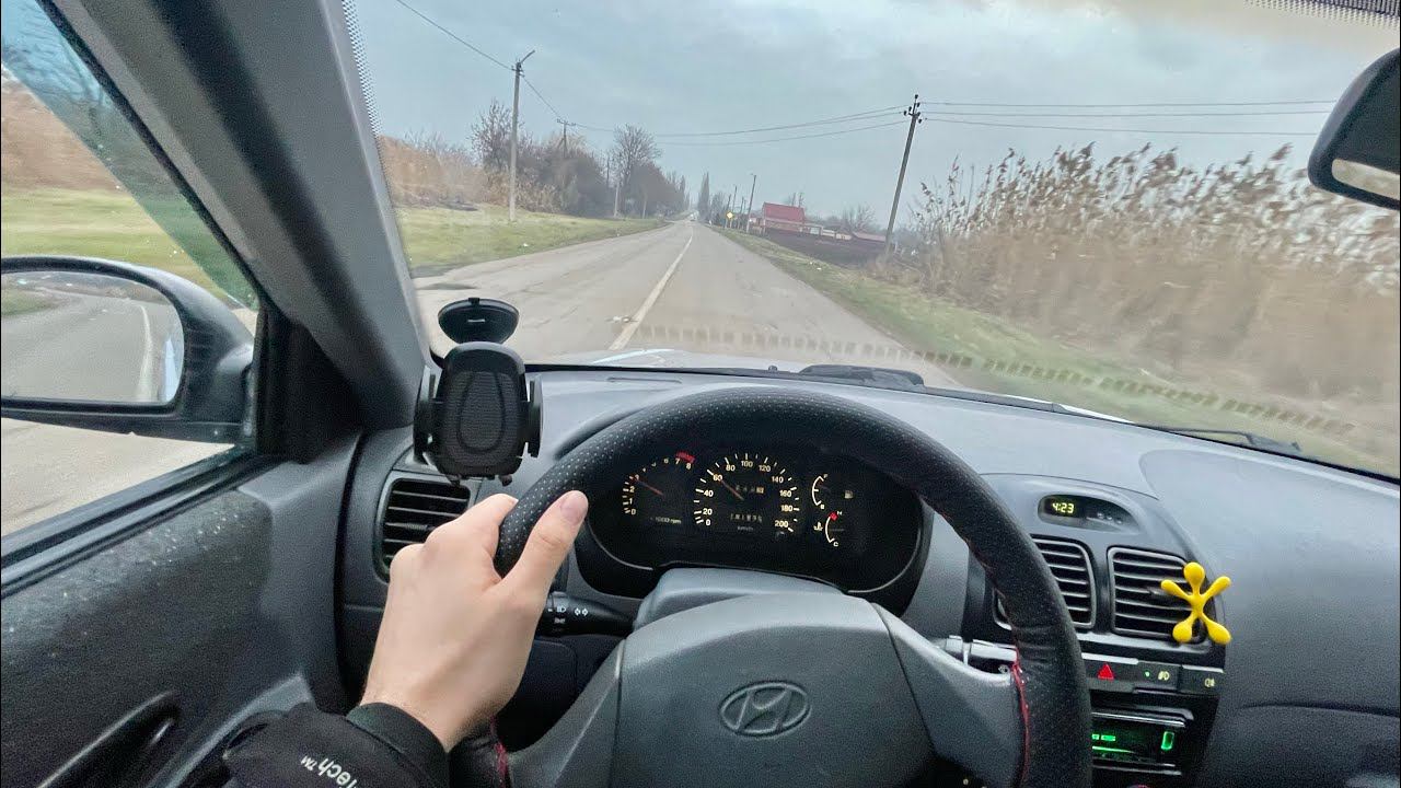 Hyndai Accent тест драйв от первого лица