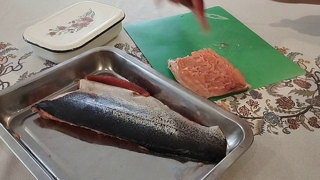 Как засолить красную рыбу В ДОМАШНИХ УСЛОВИЯХ Мой любимый рецепт