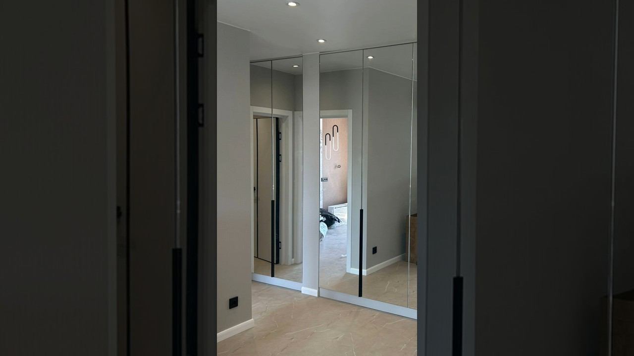 Зеркальный шкаф на заказ. Наши работы. Производство мебели в Анапе M-STUDIO. #шкаф #мебель #дизайн