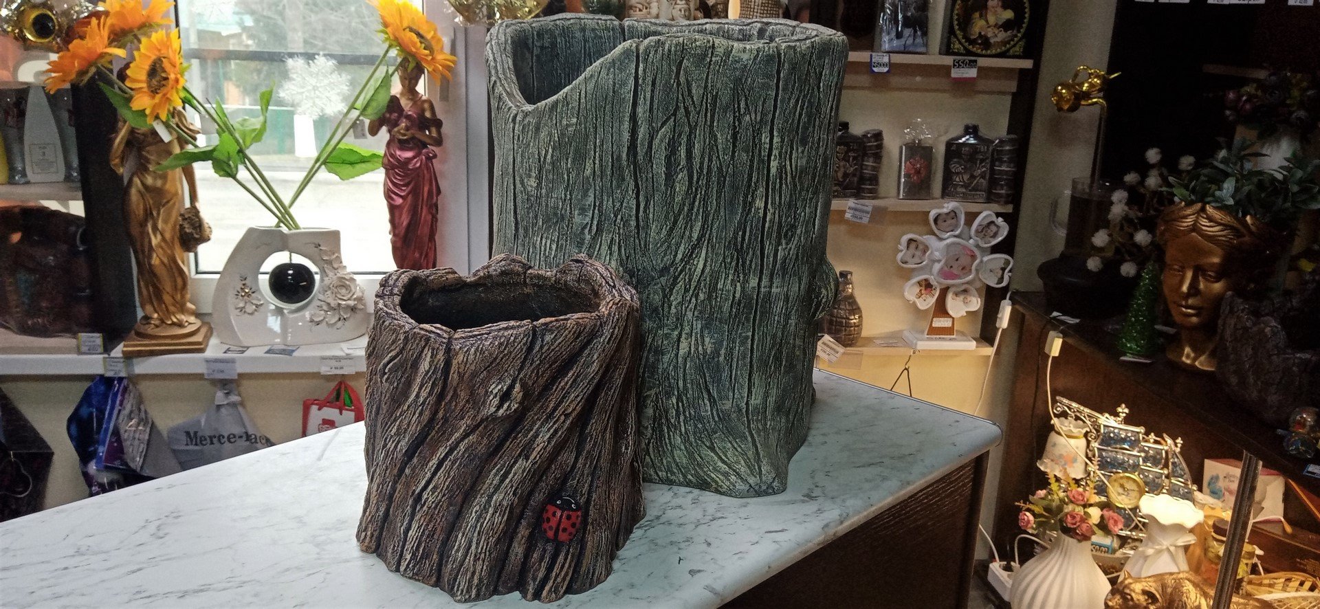 Мини-Пенёк. Цветочный горшок из цемента своими руками