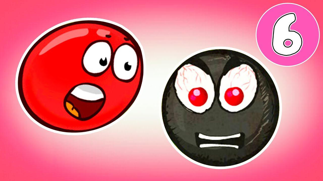 КРАСНЫЙ ШАР спасает любимую №6. Финал. ИГРА Red Ball 3 на канале Хвостик ТВ