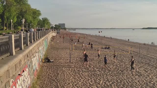Самарский пляж 2 июня 2022