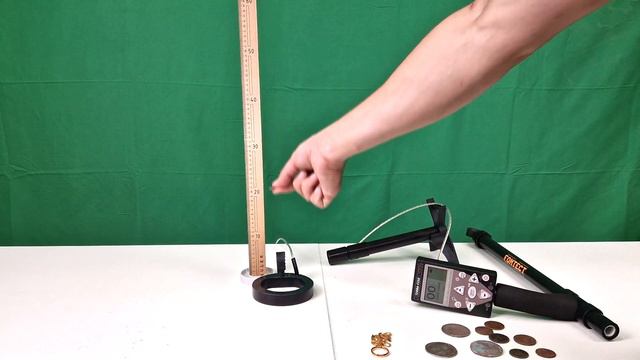 Работа металлоискателя Terra-F250 с датчиком 10см