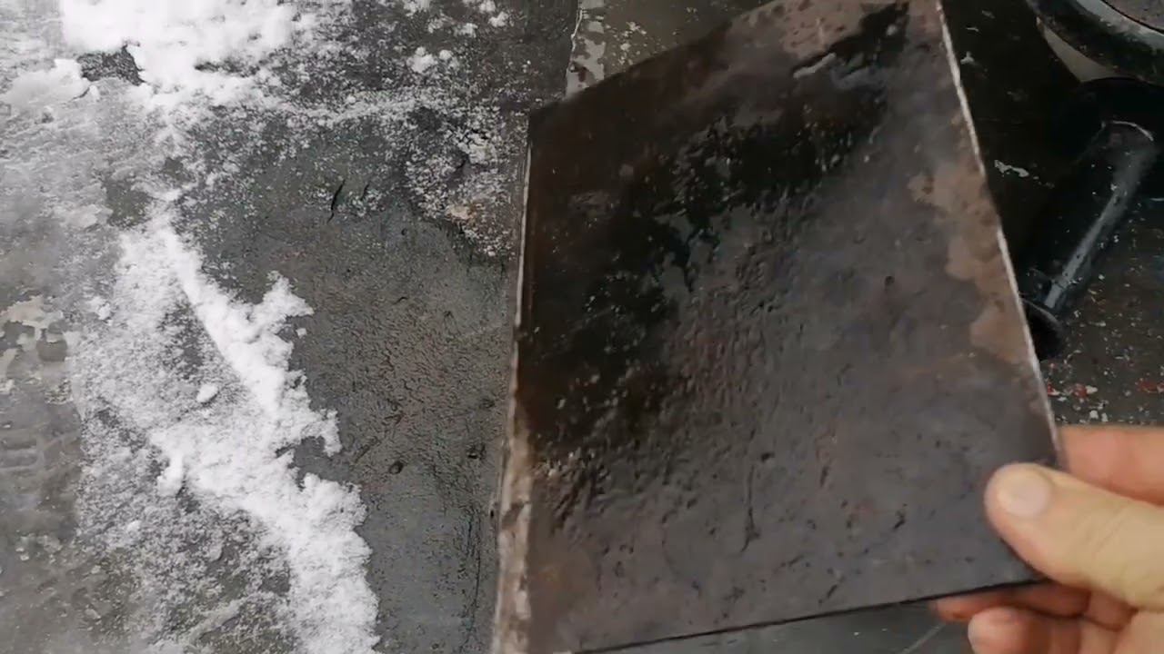 Как самому сделать затворку печи, которая заржавела.