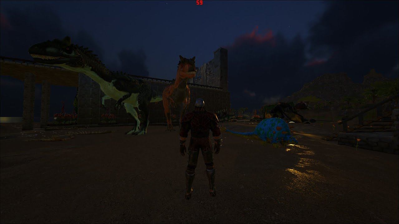 ARK Survival Evolved АЛЛОЗАВР  И ДЕДИКУРУС