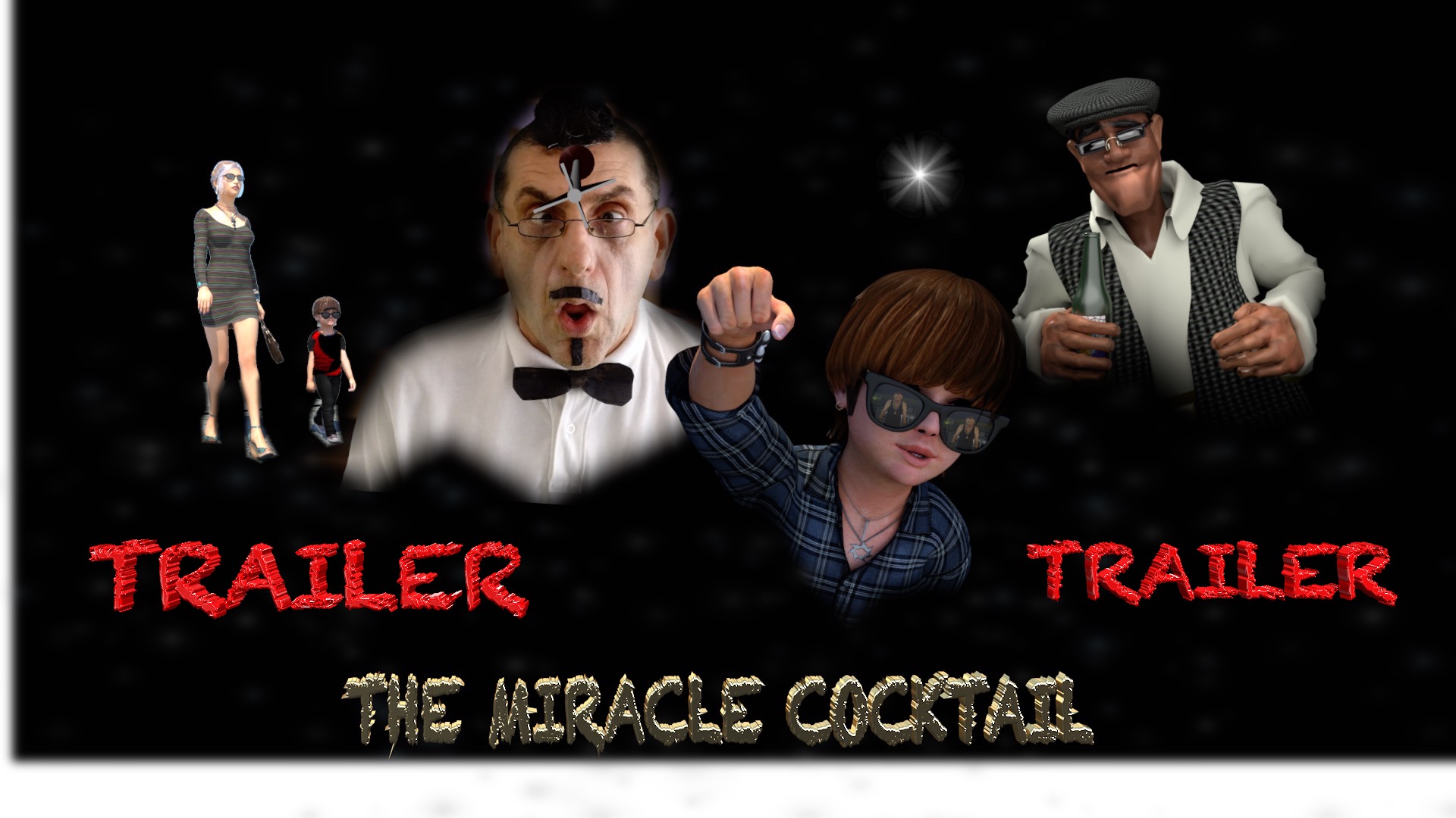 G.M. GEORGE AND MATT. “THE  MIRACLE COCKTAIL” KEEP OUT 1 & 2.  TRAILER