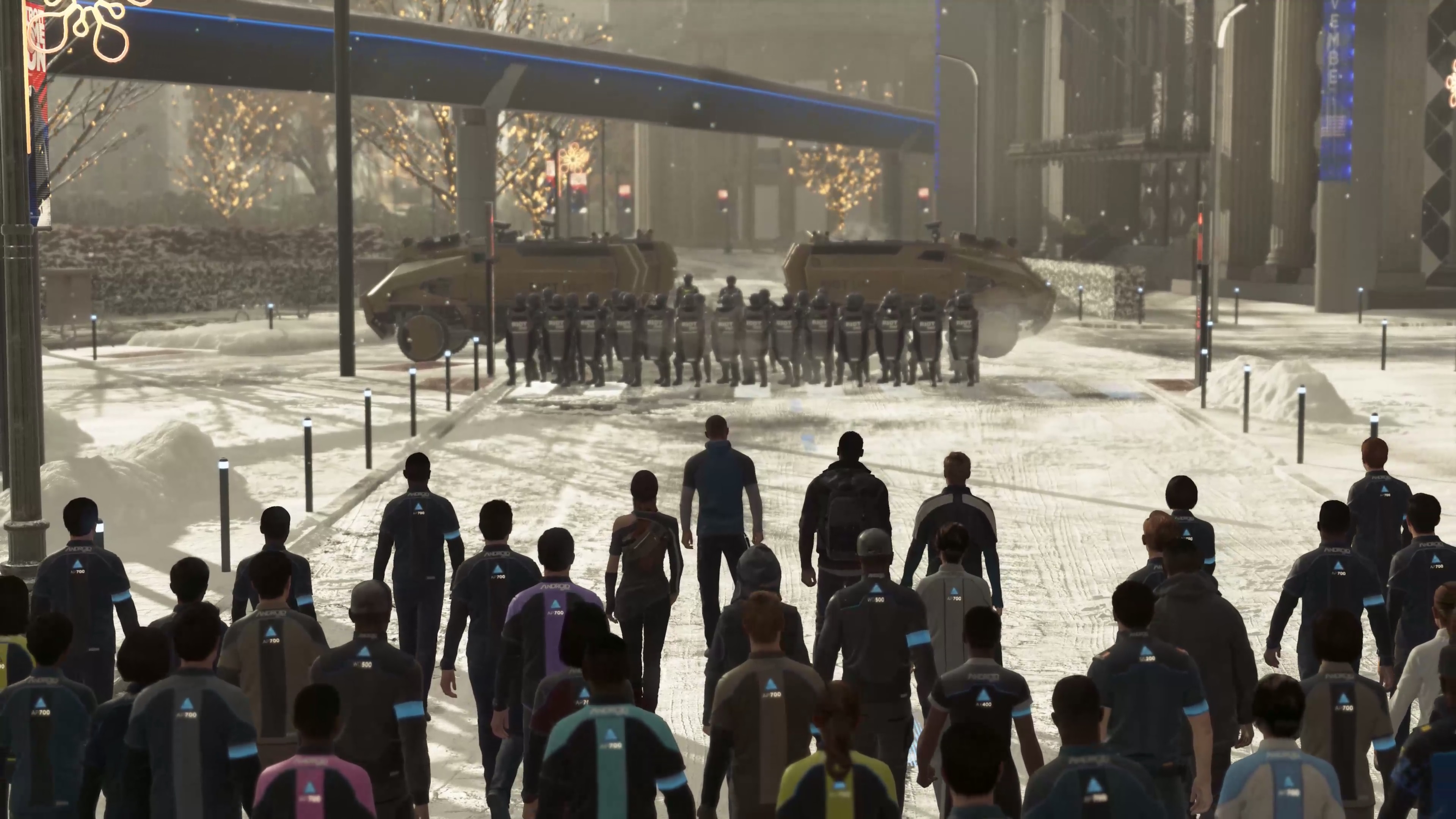 Detroit: Become Human Part12. Шествие андроидов по улицам. Коннор узнает где находится Иерихон.