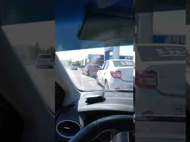 Заправка Газпром в Анапе. Август 2020