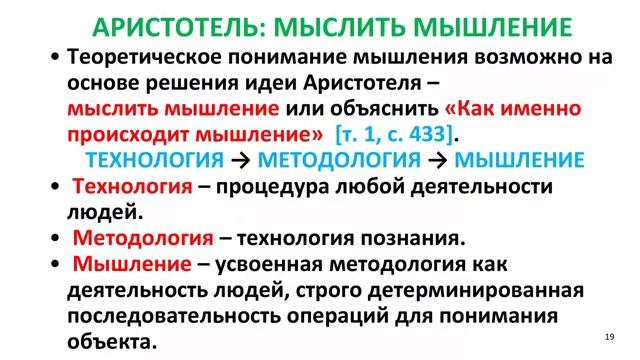 Уроки мышления. Урок 12. ЧТО ЧТО ТАКОЕ МЫШЛЕНИЕ