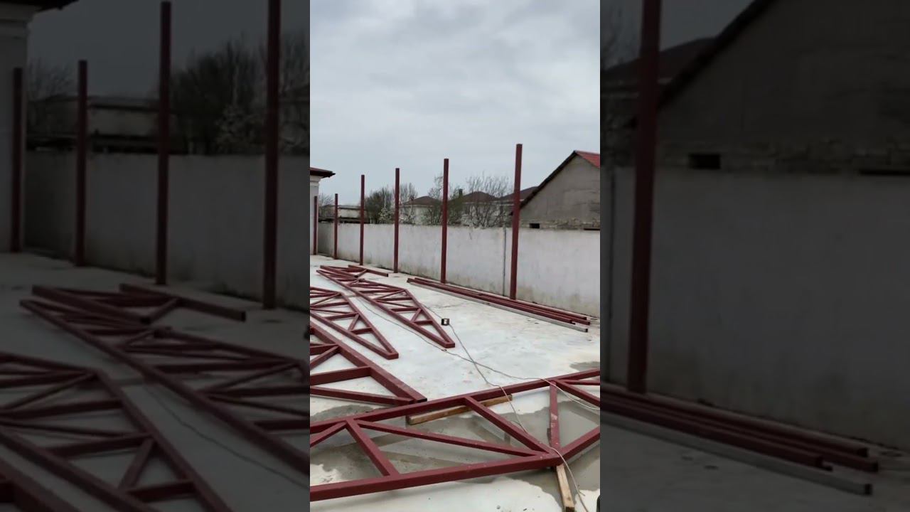 ООО СпецСтрой - Монтаж каркаса в поселке ГРЭС