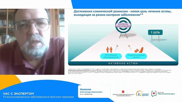 27.07.24. Час с экспертом: Т2-ассоциированные заболевания в практике педиатра