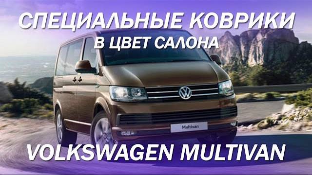 Коврики из высокого премиального ворса в Volkswagen Multivan в цвет салона [КОВРИКИ В АВТО 2022]