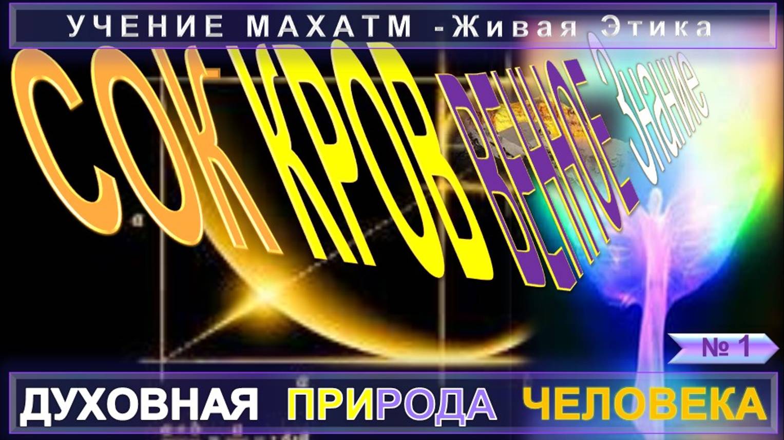 (1) ДУХОВНАЯ ПРИРОДА ЧЕЛОВЕКА - СОКРОВЕННОЕ ЗНАНИЕ - из УЧЕНИЯ МАХАТ "Живая Этика" (Агни-Йога)