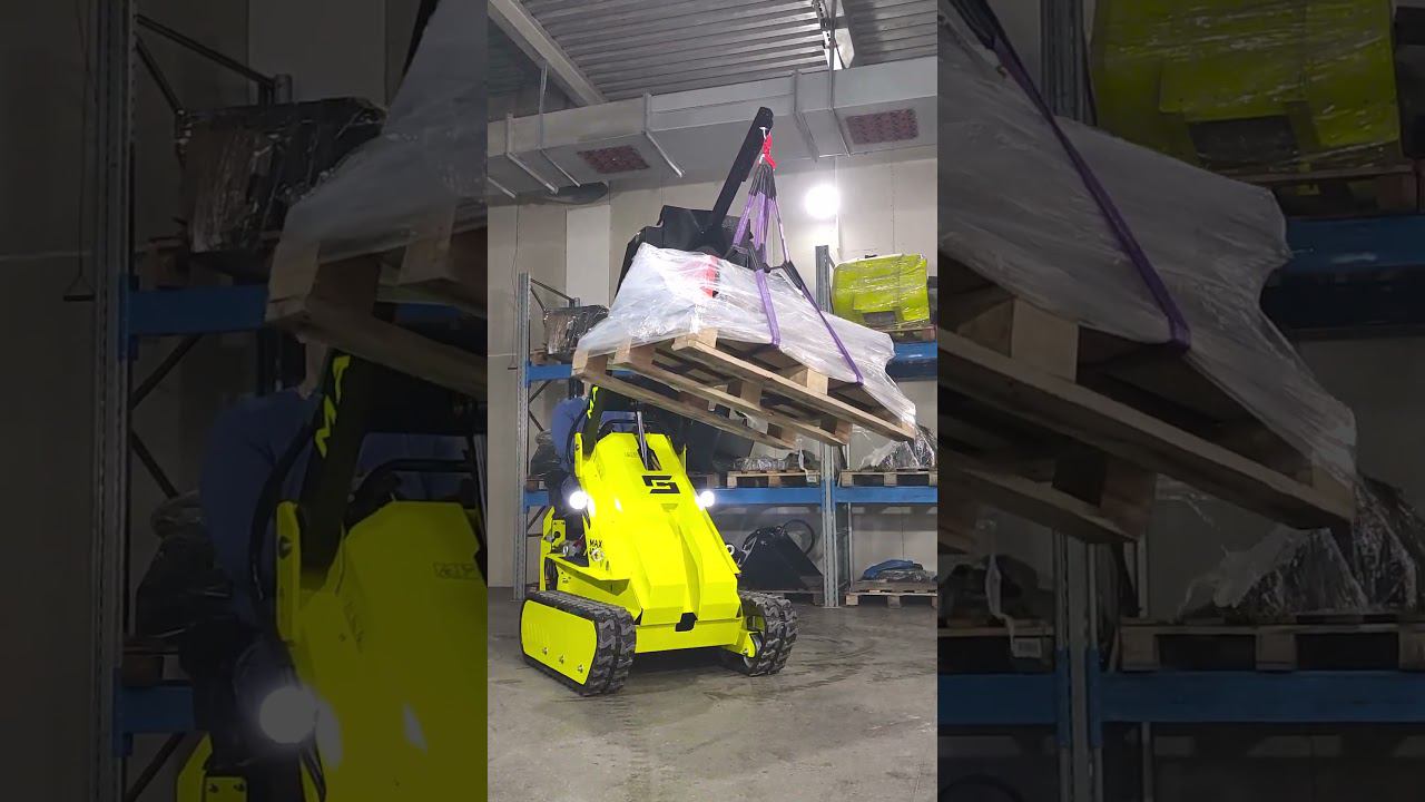 Подъёмный кран ❯ Навесное Оборудование ❯ MAKSTEM #кран #минипогрузчик #спецтехника #стреласкрюком