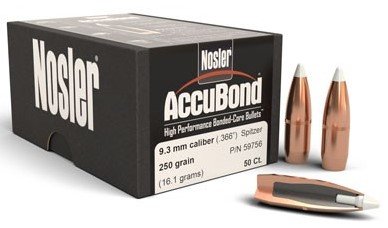 Пуля для охоты Nosler AccuBond 9.3mm/.366 250 gr/16.2 грамм ВС-0.494