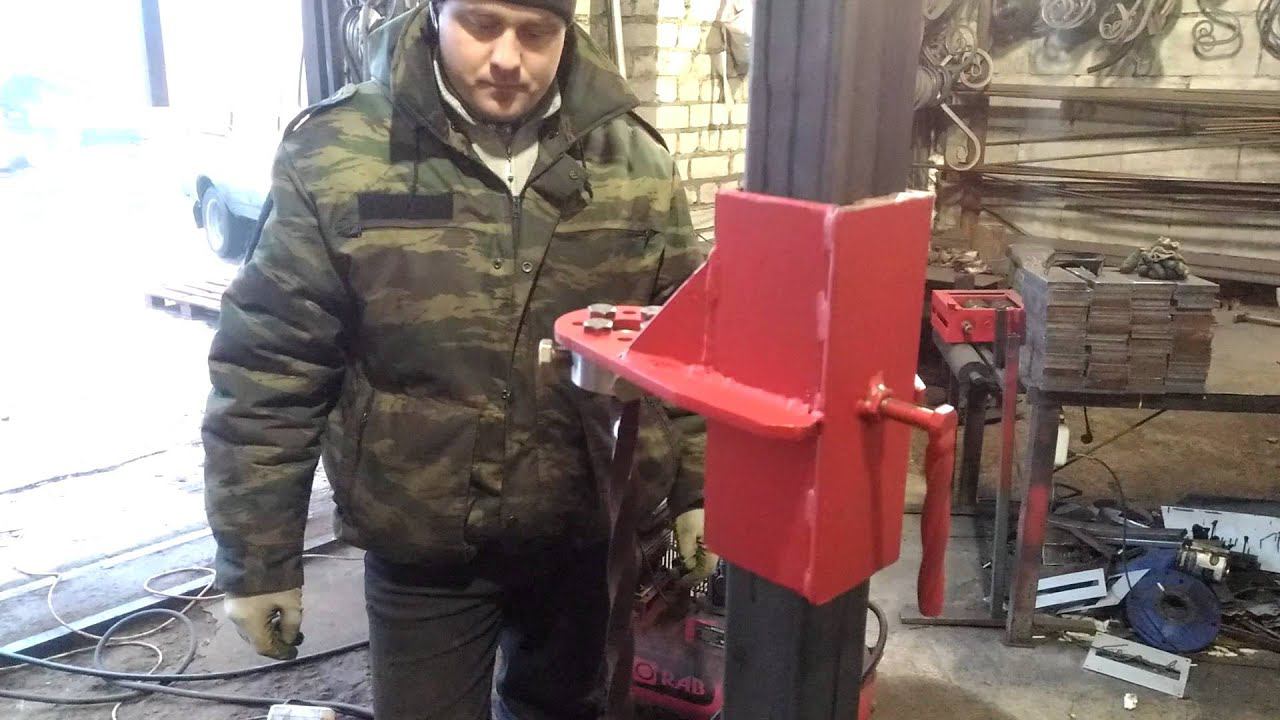 Скручивание квадрата 14х14 мм. Станок Улитка