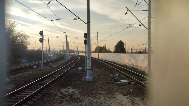 Электропоезд ЭП2Д-0181 "МЦД" сообщение Зеленоград-Крюково – Ипподром на станции Перово