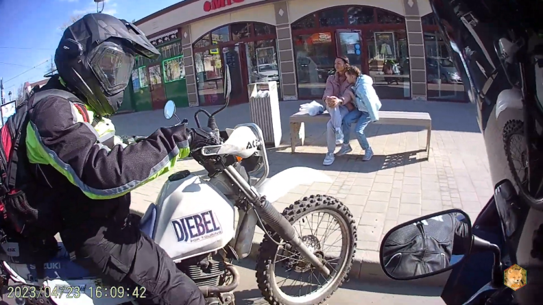 Мотопоездка с Лёхой под Звенигород 23.04.2023г. Проблемы со связью. Неудачный геокэшинг.