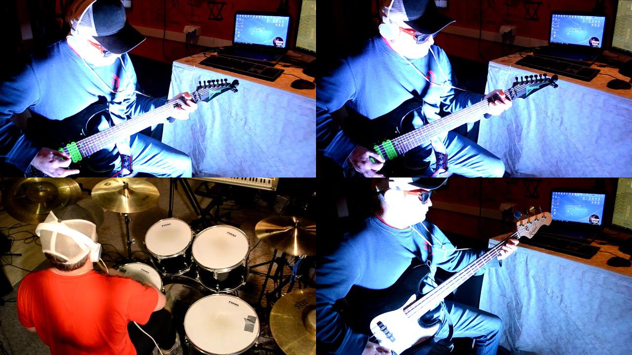 #OneManBand Metallica Blackened Intro Secret Revealed All Band Cover