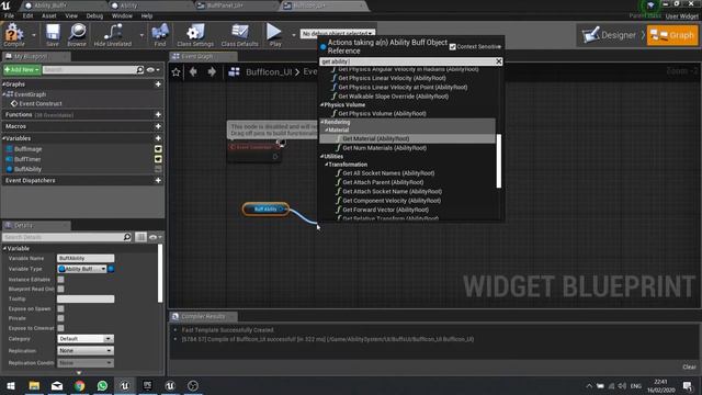 Unreal Engine 4 Tutorial - Ability System Pt.10 - Buffs UI Timer