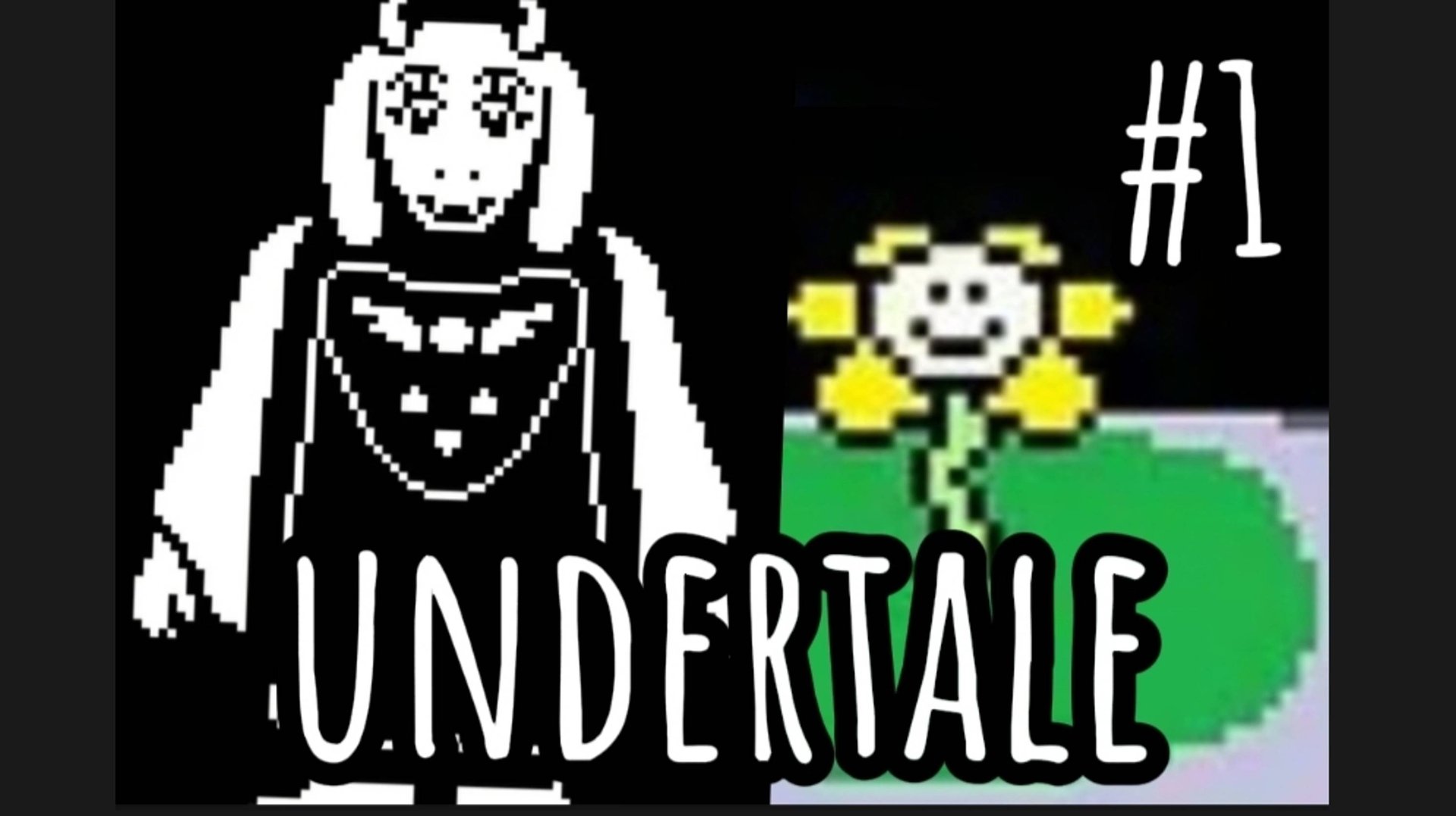 Ториель и какой-то цветок / прохождение undertale #1