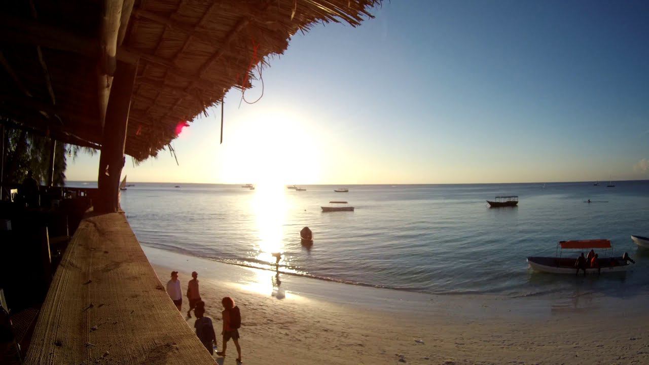 Закат на Занзибаре, пляж Нунгви, ноябрь 2020