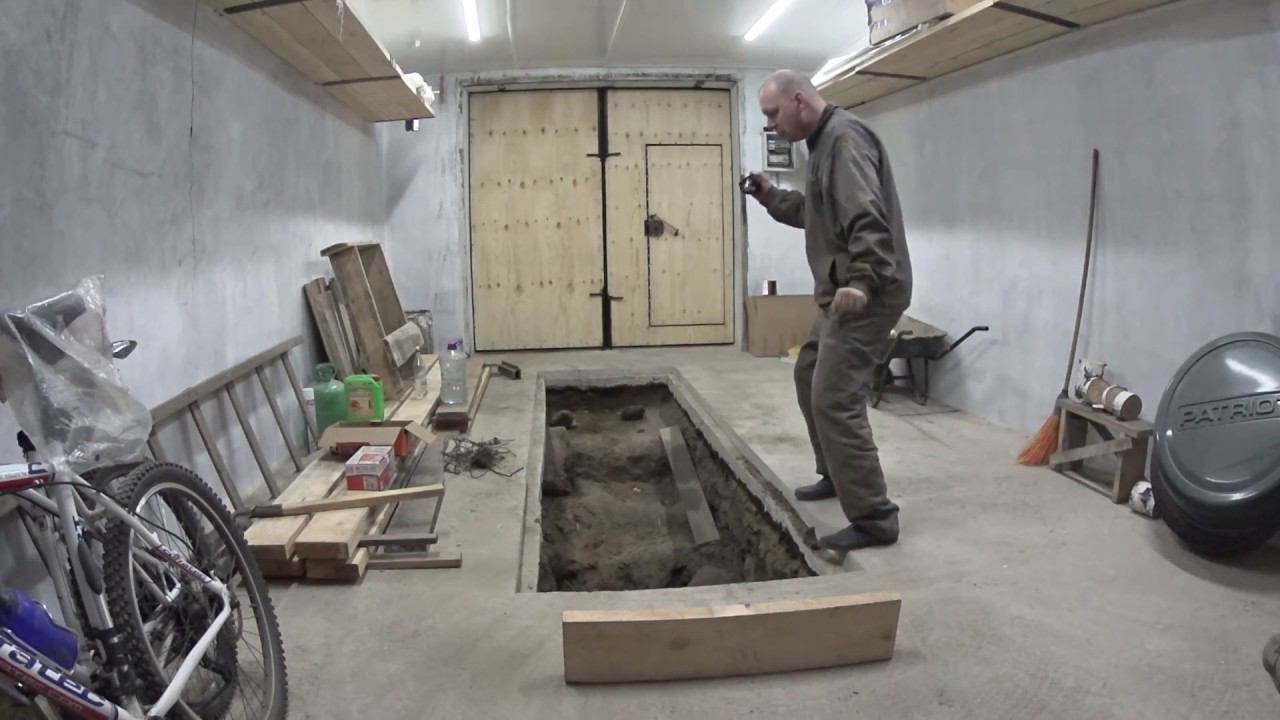 Дела Гаражные. Копаю подвал / Garage. Digging a cellar