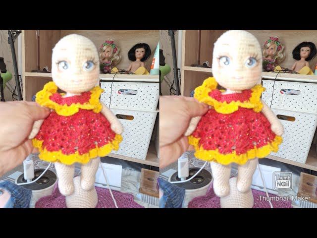 Мастер класс куколки Маняши Часть 2 Ручки и туловище