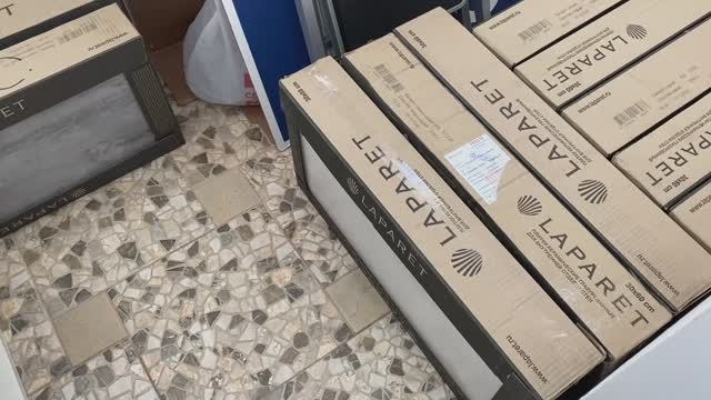 Ремонт в ванной комнате! Купили плитку Laparet! смесители Gappo!