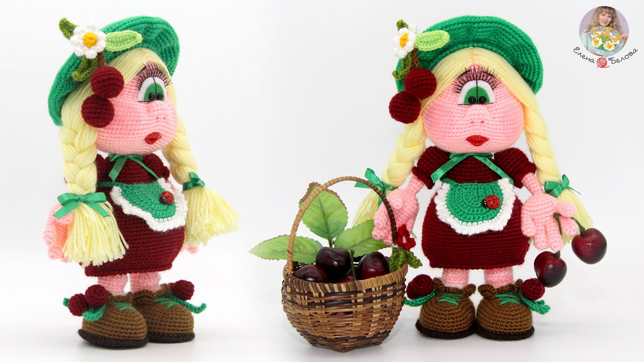 КУКОЛЬНЫЕ ИСТОРИИ 3_ Куколка Вишенка? крючком