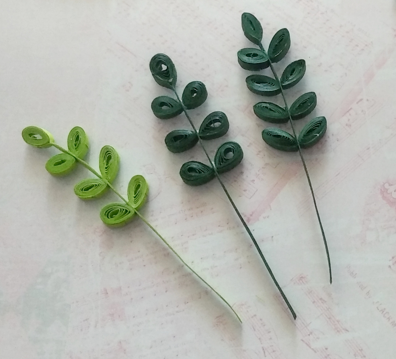 Мастер-класс по листьям в технике квиллинг