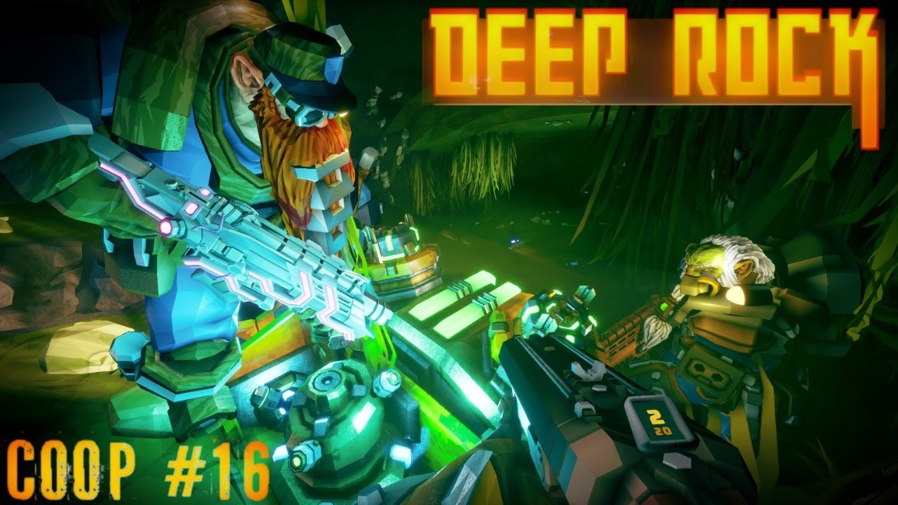 Бурямба Deep Rock Galactic прохождение кооператив стрим запись часть #16