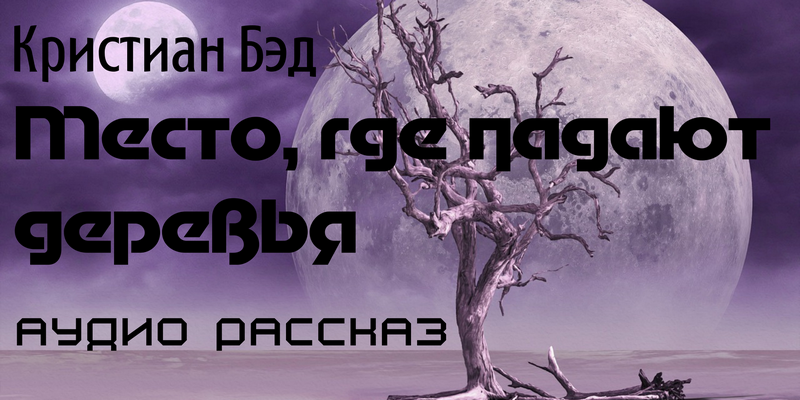 Аудиорассказ,фантастика,слушать бесплат. Кристиан Бэд "Место, где падают деревья". Читает Лана Лето.