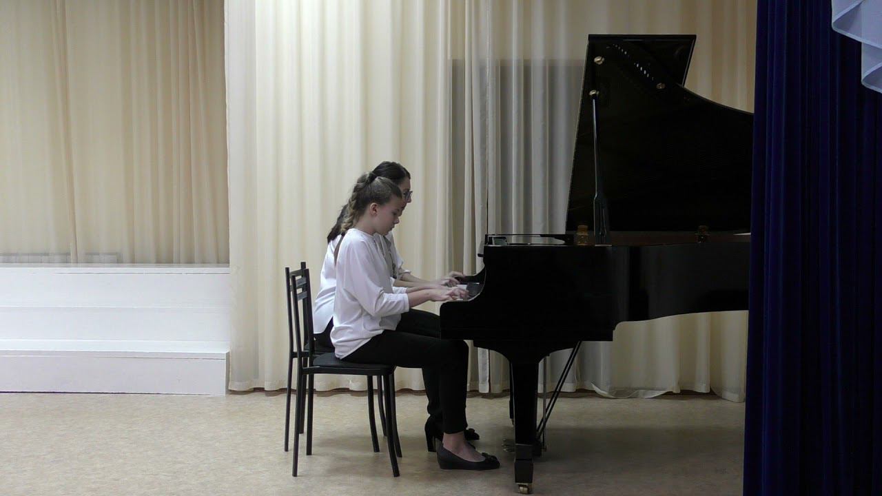 Фортепианный ансамбль: Голещихина Софья, Килеева Елена Николаевна