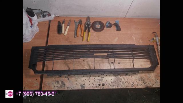 ✅ Восстановление решетки от Tesla ? Саврка пластика в Спб.mp4