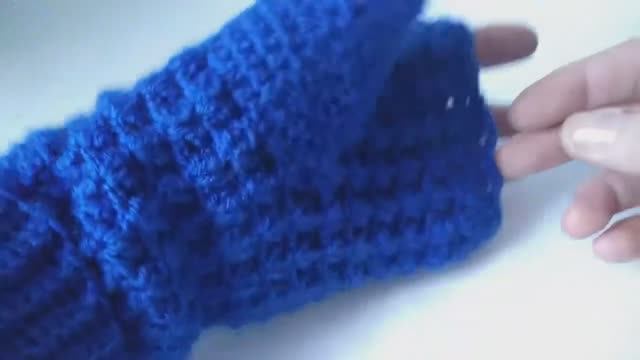 Митенки крючком . 1часть.