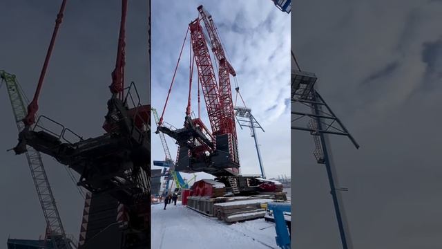 Монтаж конвейерных перегружателей угля