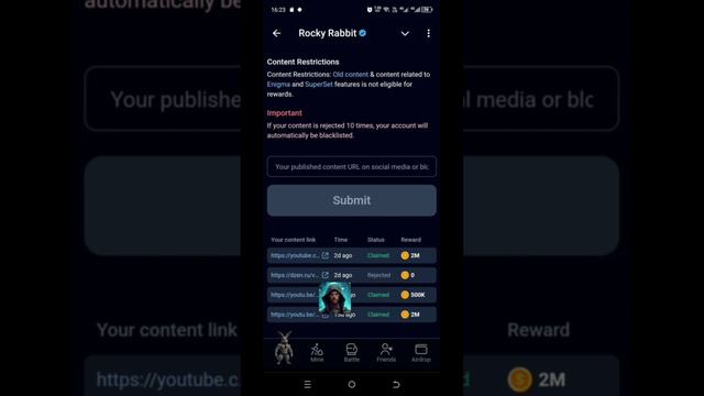 Конкурс контента в игре Рокки Рэбит. Как принять участие в конкурсе? #RockyRabbit
