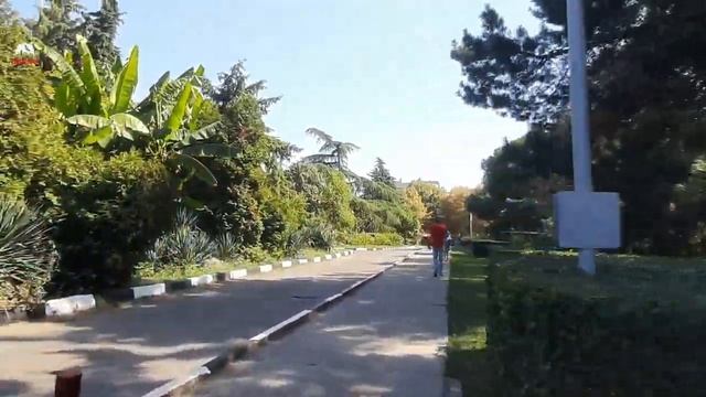 Курортный городок. Адлер. Сочи.