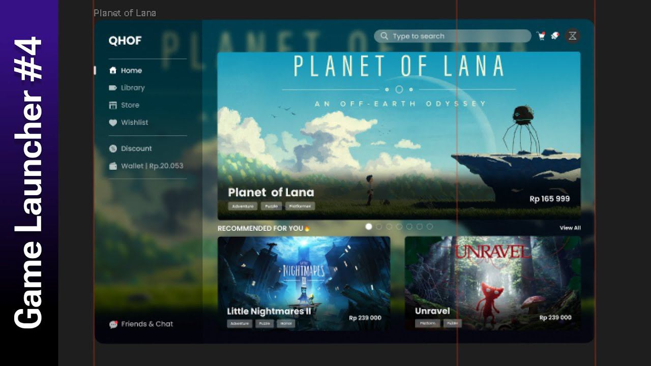 Разработка game launcher на Electron и JS. Figma. №4 Header, Chat button