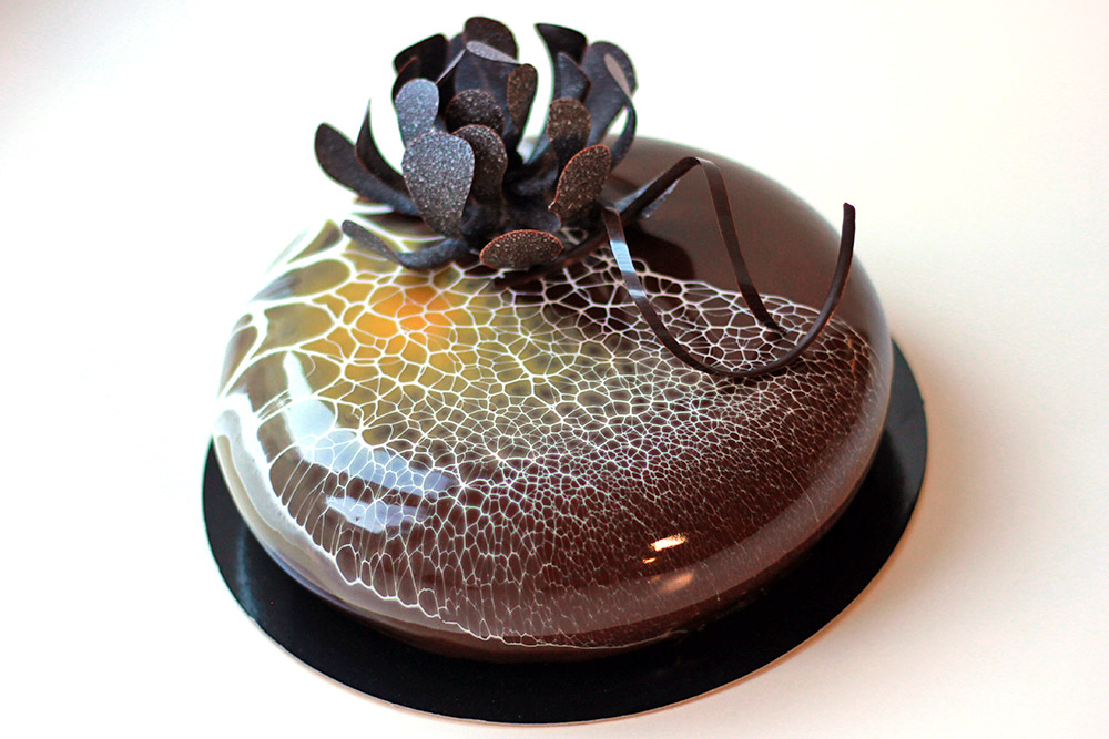 Рецепт Муссовый торт Маракуйя, манго и шоколад