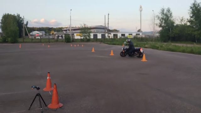 Gymkhana 2022 stage 2 / Афиногенов Алексей Honda CB400SF / heat1