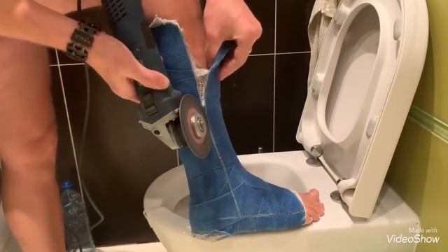 ДЕМОНТАЖ НОГИ БОЛГАРКОЙ